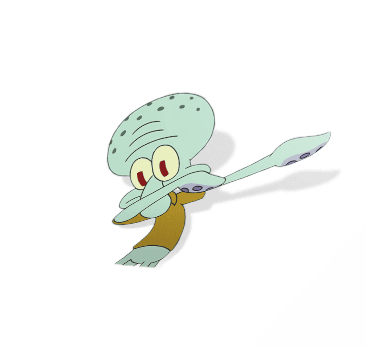Squidward Dab Peeker - DopeGraphics