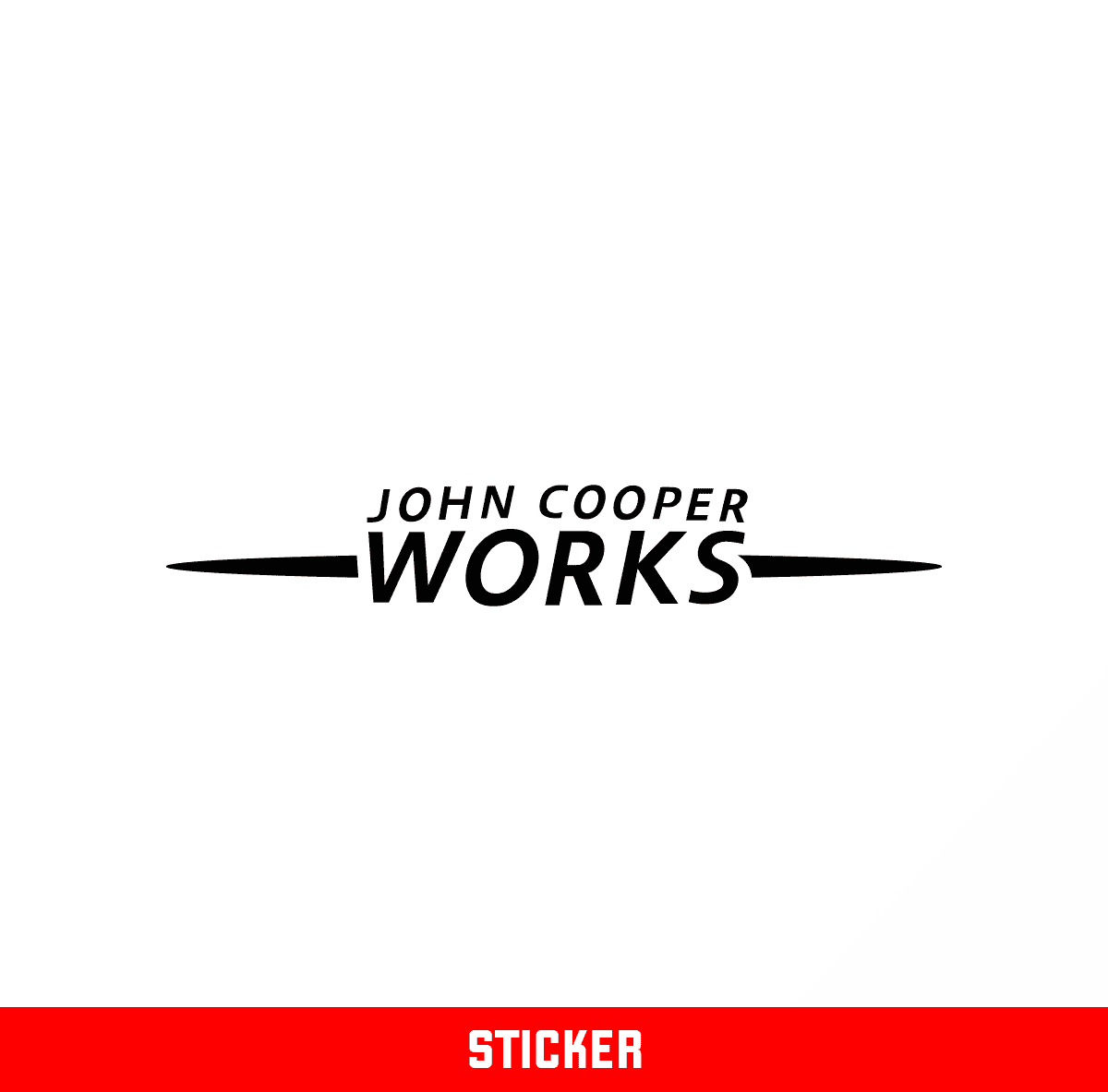 John Cooper Works Sticker - DopeGraphics