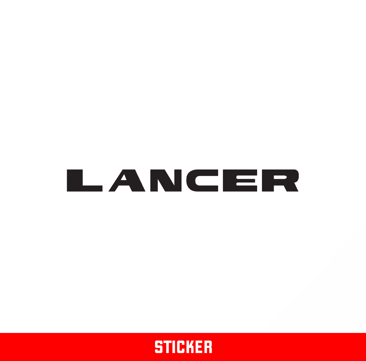 Lancer Sticker - DopeGraphics