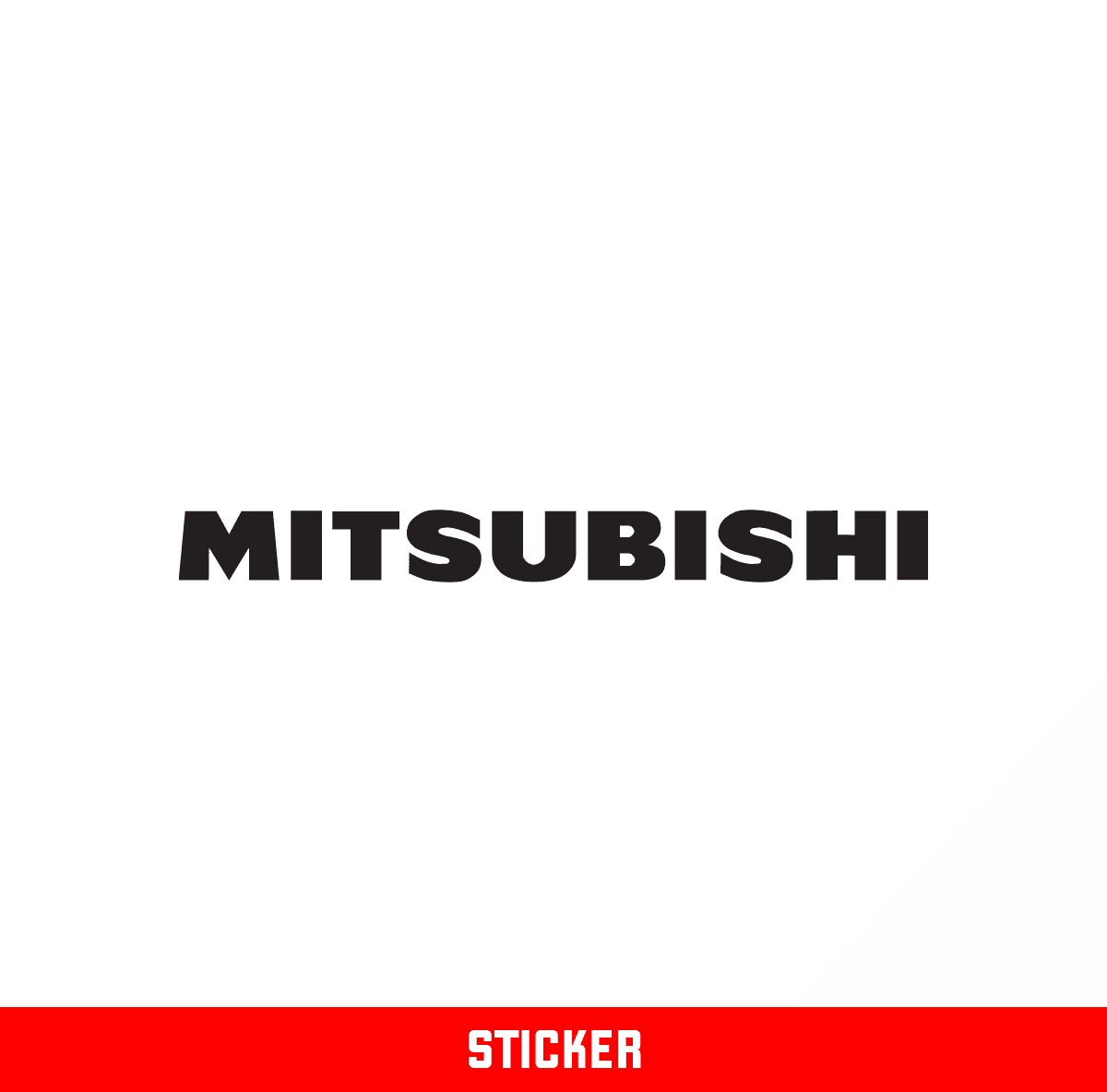 Mitsubishi Sticker - DopeGraphics
