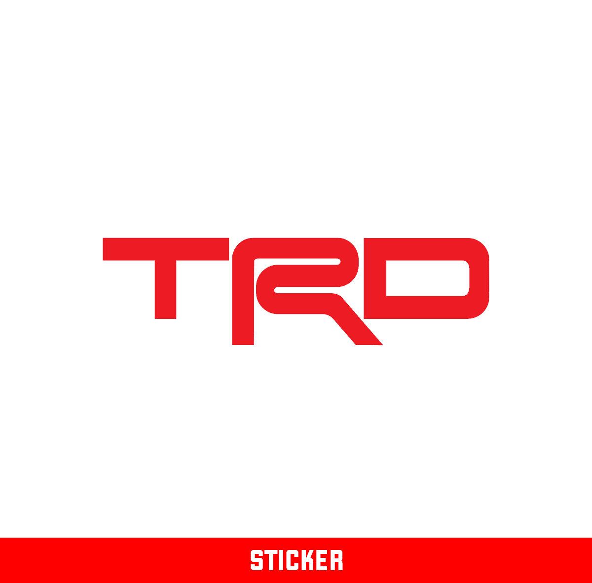 Toyota Racing Development Sticker - DopeGraphics