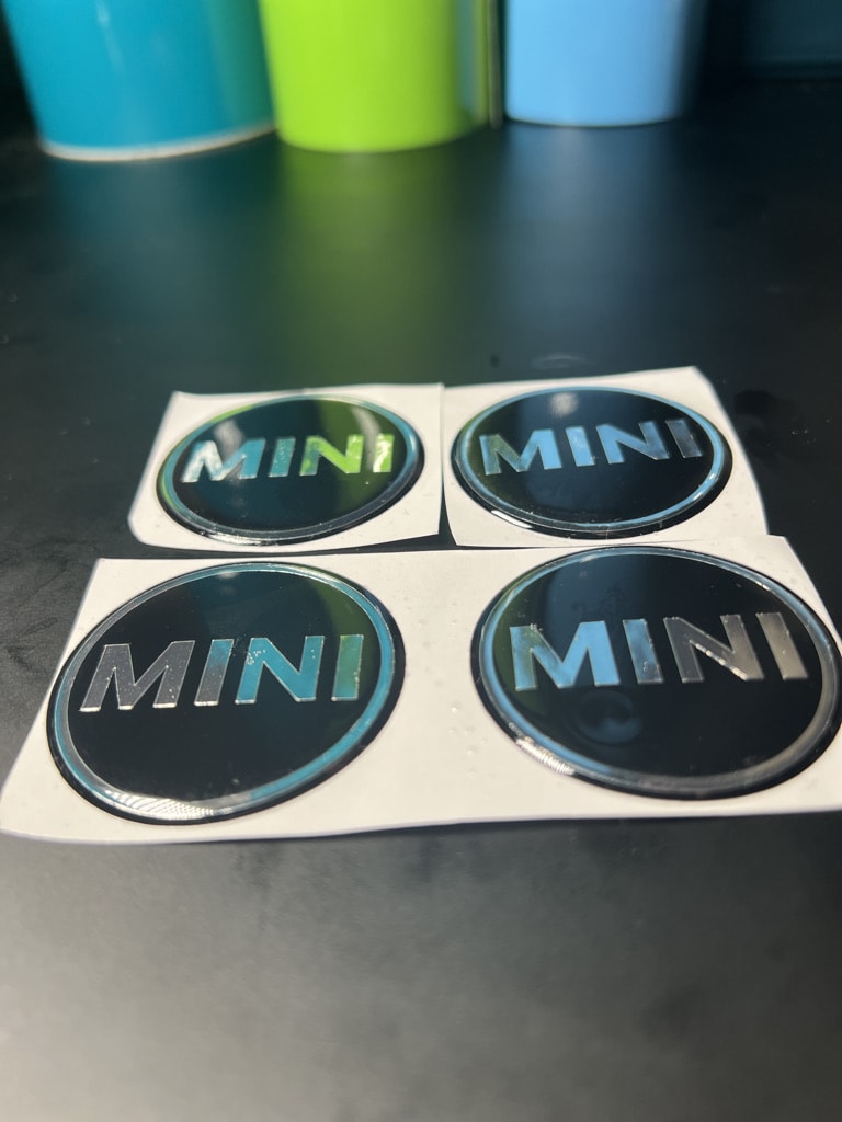 Mini Cooper R56 Badge Overlays - DopeGraphics